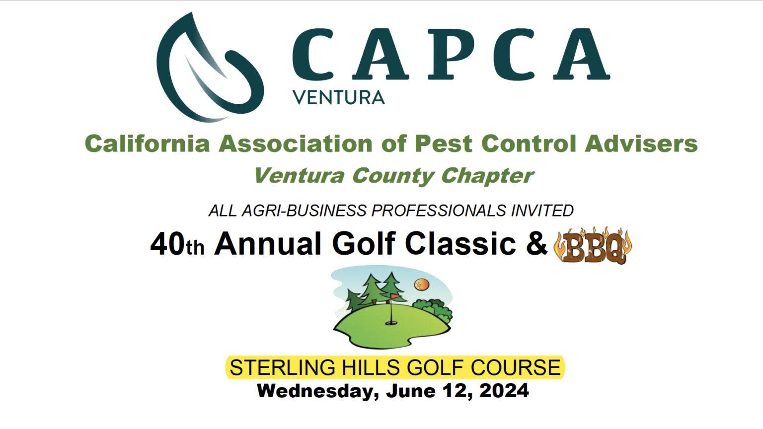 CAPCA Ventura Chapter 40th Annual Golf Classic & BBQ - CAPCA